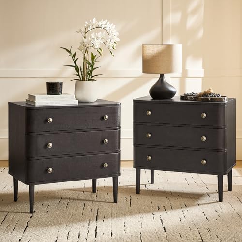 Amazon.com: HULALA HOME Modern End Table Set of 2 with Charge Station ...