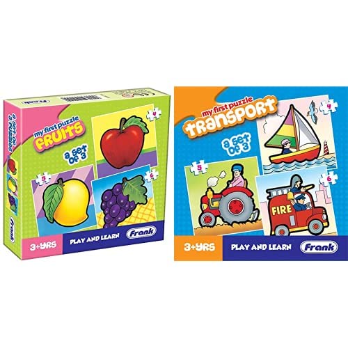 Buy Frank Fruits and Transport Puzzle Pack of 1 Online at Low Prices in ...