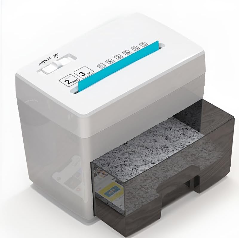 Amazon.com : Micro Cut Paper Shredder for Home Office - Mini Electric ...