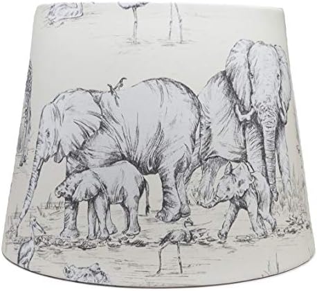 Kids Safari Animal Lampshade Ceiling Light Shade for Jungle Elephant ...