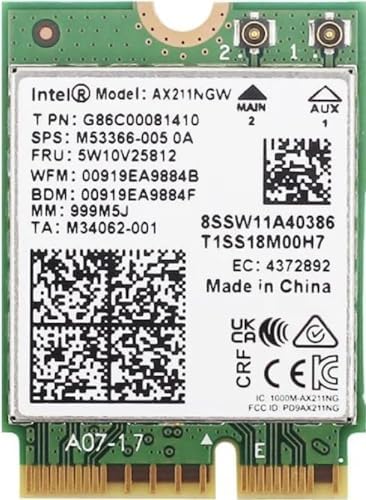 INTEL NIC WI-FI 6E AX211 2230 2x2 AX R2 6GHz + BT No vPro : Amazon.it ...