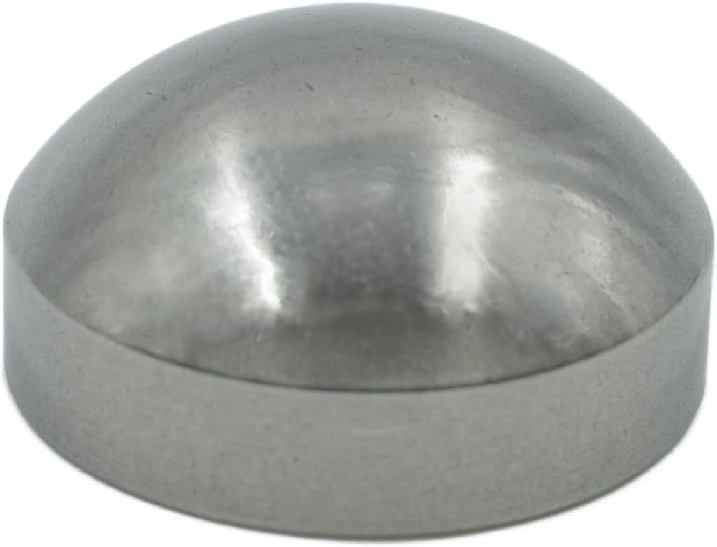 Amazon.com: VistaView CableTec - Brushed Stainless Steel Dome End Caps ...
