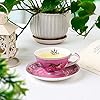 Amazon.com | Eplze Tiger in The Jungle Pattern Ceramic Tea Set, Bone ...