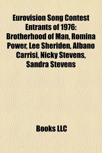 Eurovision Song Contest Entrants of 1976 : LLC, Books: Amazon.it: Libri