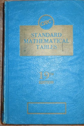 CRC Standard Mathematical Tables, 19th edition: Samuel M. Selby: Amazon ...