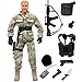 Amazon.com: Click N' Play 12-Inch Action Figures Military Ranger Swat ...