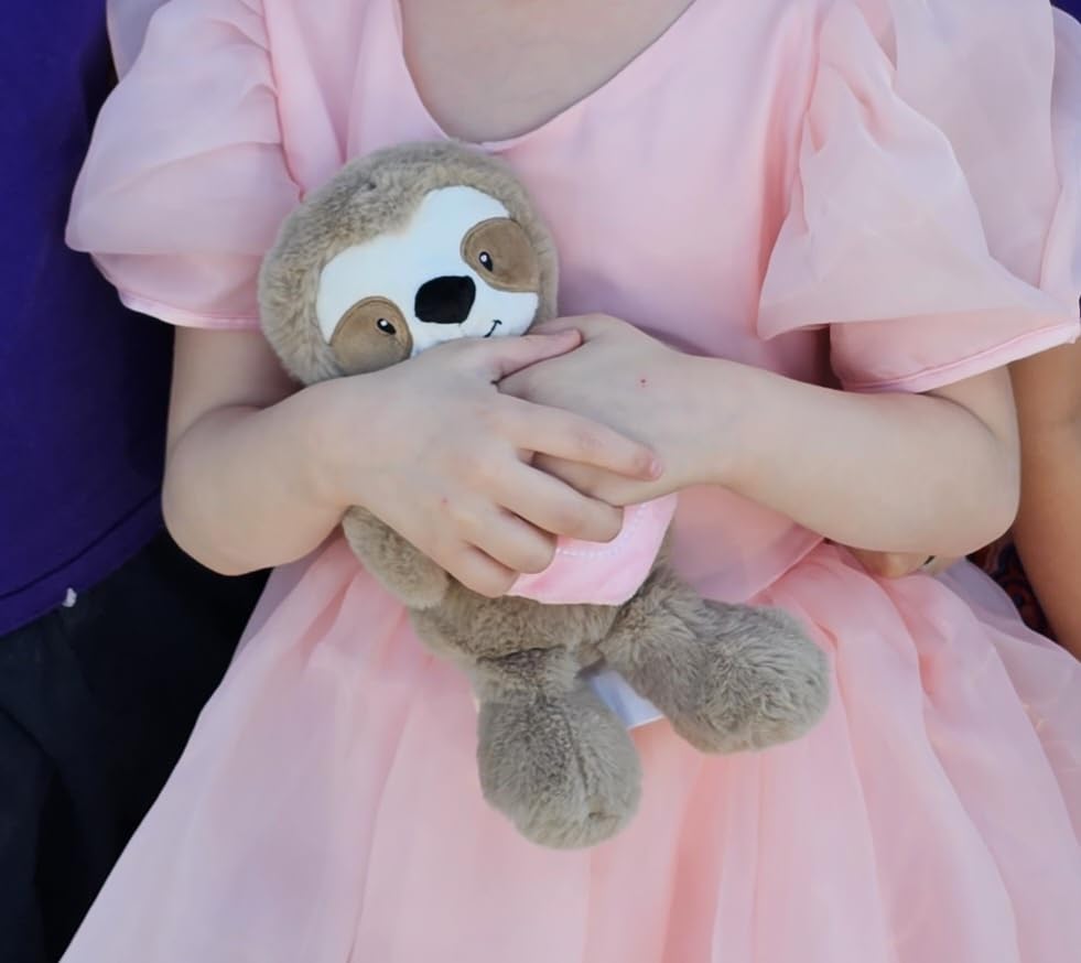 Amazon.com: MINISO Sloth Plush Toy 7.9'' | Valentine's Day Kawaii Cute ...