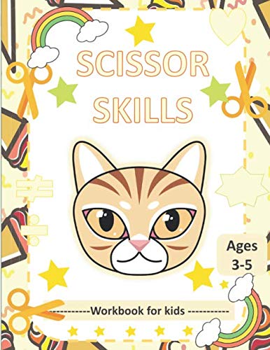 Scissor Skills Workbook for Kids: Fun cutting practice activity book ...