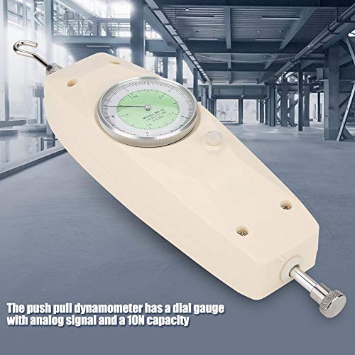 10N Analog Dynamometer Force Measuring Instrument Tester Push Pull ...