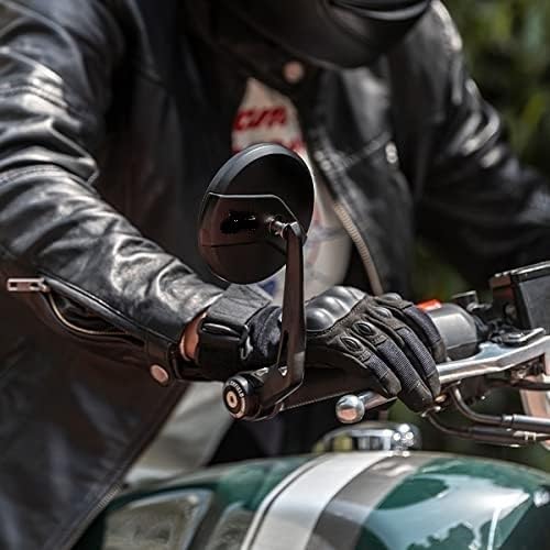 SGTB Manual Rear View Side Mirror Handle Bar End For RE Classic 350 500 ...