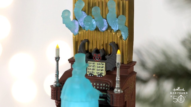 Watch Hallmark - Haunted Mansion Interactive Series 3 Organ with Ghosts ...