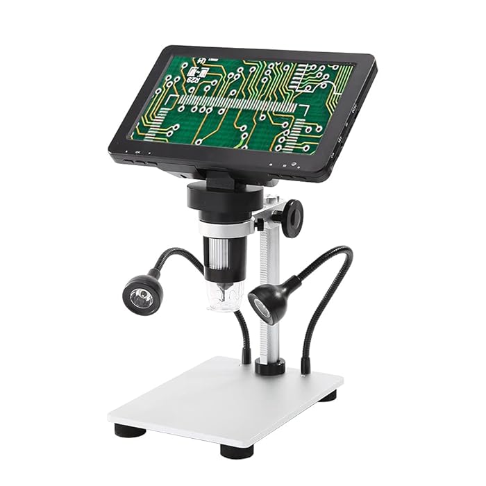 Buy Honana 7 Inch Digital Microscope With Screen 1200X Magnification ...