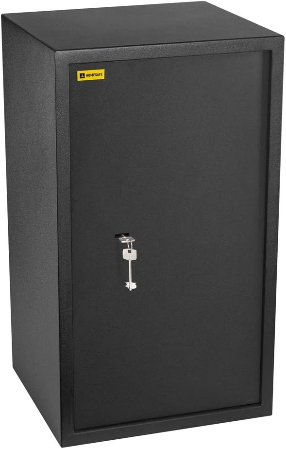 HomeSafe HV70K Large Safe with Key Lock, 70x40x36cm (HxWxD), Money Safe ...