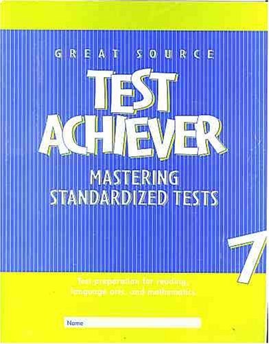 Amazon.com: Great Source Test Achiever: Student Edition Grade 7: ...