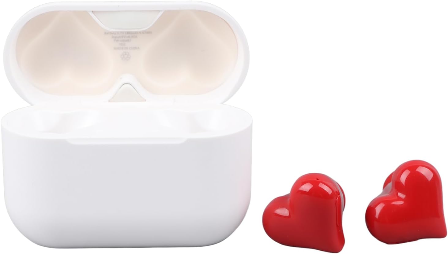 Amazon.com: Yoidesu Heart Shaped Bluetooth Earbuds, in Ear Headset with ...