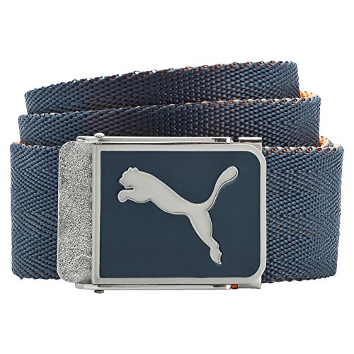 Buy Puma Cuadrado Web Belt – peacoat/vibrant Orange, OSFA at Amazon.in