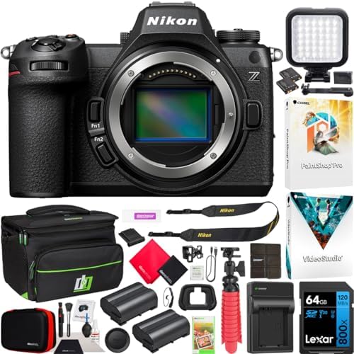Amazon.com : Nikon Z6III Full Frame Mirrorless FX 6K Interchangeable Lens Camera | Official ...
