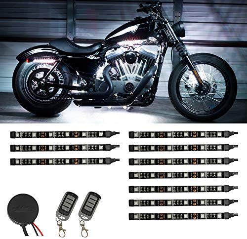 Amazon.com: LEDGlow 10pc Advanced White LED Motorcycle Accent Neon ...