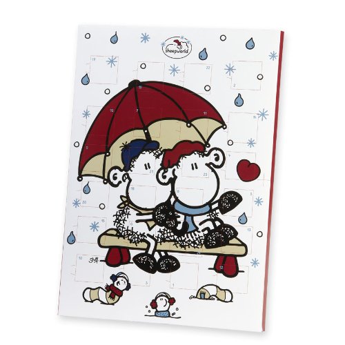 Sheepworld Adventskalender "Your love keeps me warm", 1-er Pack (1 x 75 ...