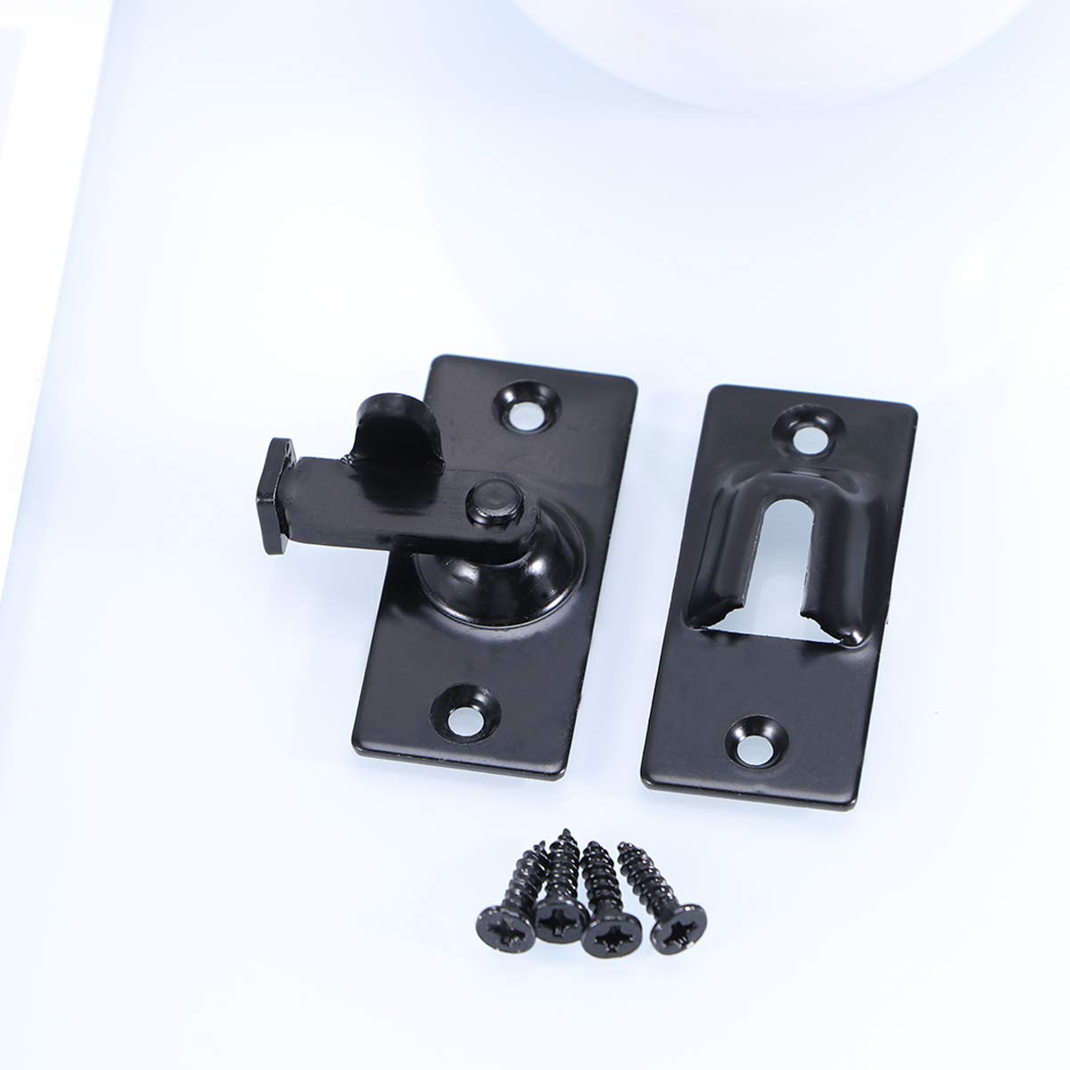 DOITOOL 90 Degree Right Angle Door Lock Buckle Tiny Security Door Lock ...
