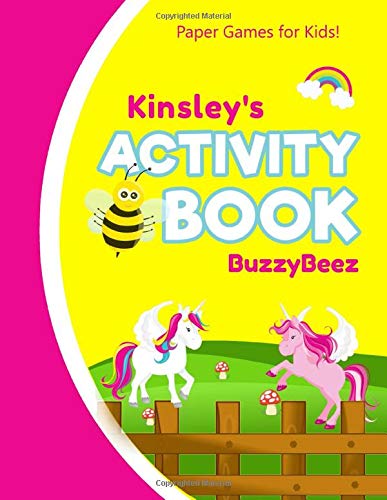 『Kinsley's Activity Book: 5 Ready to Play Game Templates + Storybook ...