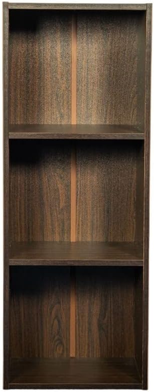 Top Home Solutions Wooden Storage Unit - Tier Strong Bookcase Shelving ...