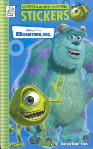 Monsters Inc Coloring & Activity Book With Stickers: Dalmatian Press ...