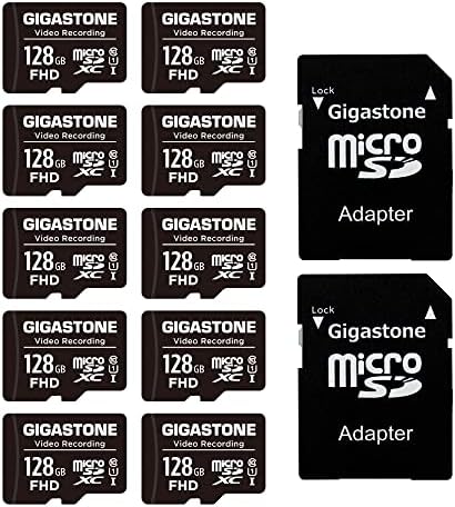 Amazon.com: GIGASTONE 128GB 10-Pack Micro SD Card, 4K Video Pro, GoPro ...