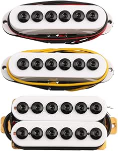 Amazon.com: LYWSMSK 3PCS Invader Style Guitar Humbucker Pickup/Single ...