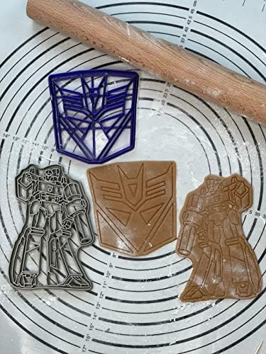 Amazon.com: Set of 2 Megatron & Decepticon Symbol Cookie Cutters And ...