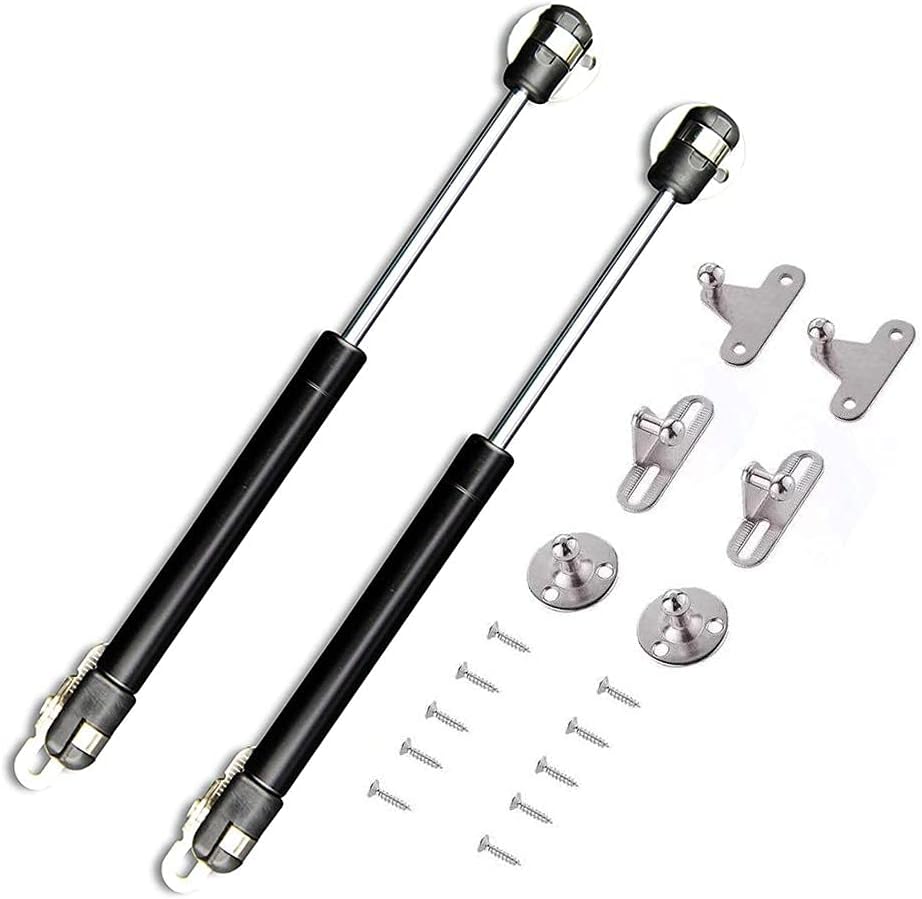 Amazon.com: 2 Pcs 22.5lb/100N Black Gas Strut Lift Support Cabinet ...