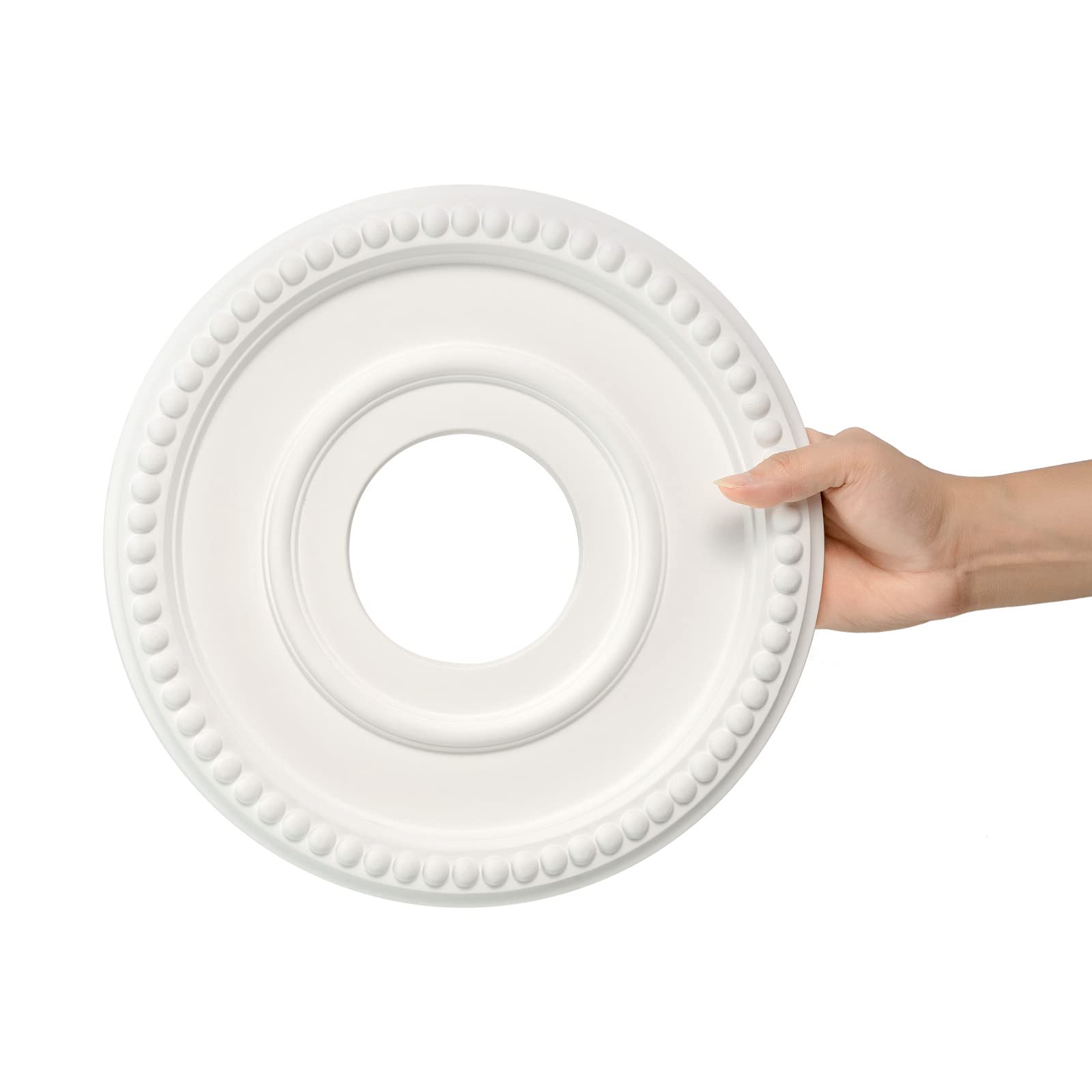 Nylon Ceiling Medallion 10 Inch 2-Pack White Nylon Ceiling Medallions ...
