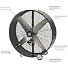 Amazon.com: Strongway Belt Drive Drum Fan - 48in., 20,600 CFM, 9/10 HP ...