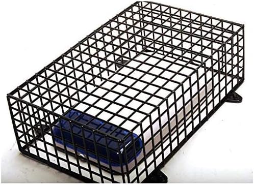 Alarm Bell Box Security Anti Vandal Cage/Guard - 42 x 25 x 10cm Black ...