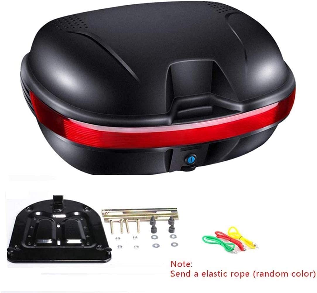 52l Extra Large Suitcase 2 Helmet Motorcycle Top Box Waterproof ...