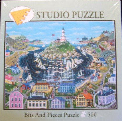 Harbor Hill by Kemon Sermos 500 Piece Puzzle : Amazon.in: Toys & Games