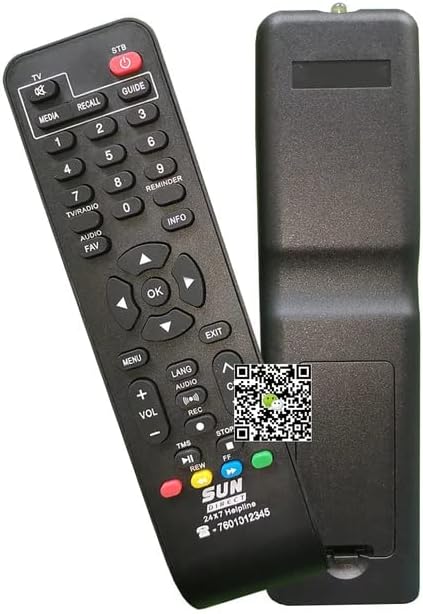 Buy Bleaws Royal Sun Direct Compatible Remote for SD Setup Box (Black ...
