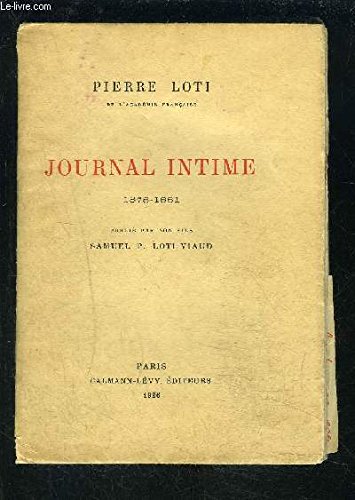 Amazon.com: Journal Intime ( 1878-1881) (1882-1885) publiés par son ...