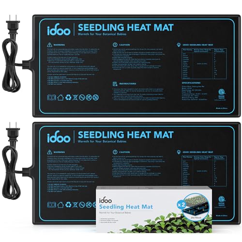 Snapklik.com : ETL Certified Seedling Heat Mat, iDOO 2 Pack New ...
