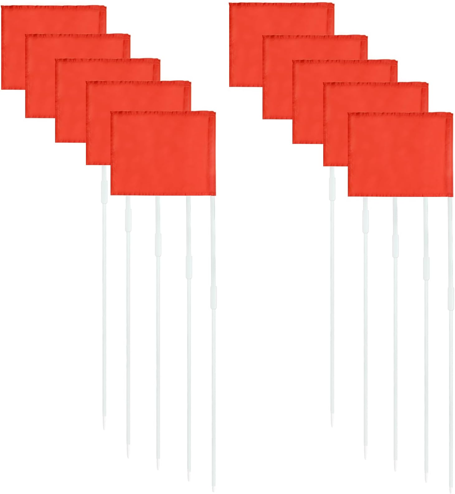 Amazon.com : SAWHOX Soccer Corner Flags, Set of 10 67-Inch Football ...