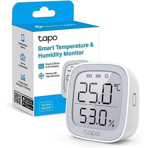 TP-Link Digital Hygrometer Thermometer Tapo T315 Smart Temperature ...