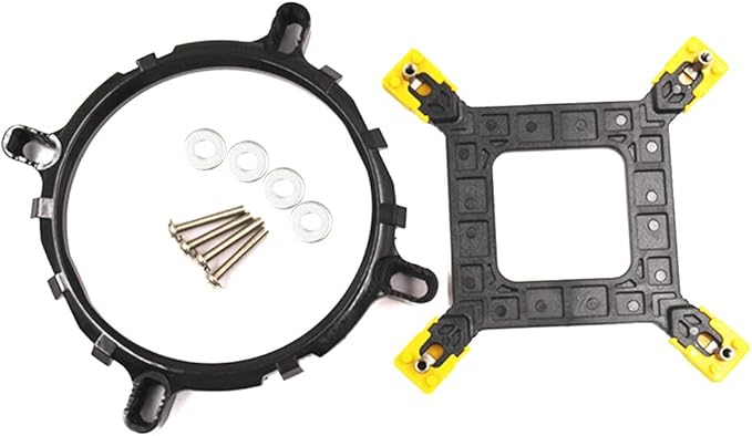 Amazon.com: Heatsink Fan Mounting Bracket Kit CPU Radiator Bracket for ...