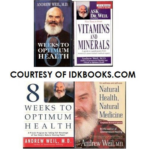 **ANDREW WEIL COLLECTIBLE VHS: 8 Weeks To Optimum Health **PLUS 3 FREE ...