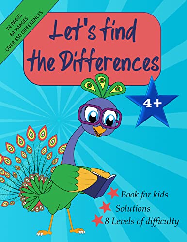 Let's Find the Differences Book for Children : Search and Find Picture ...