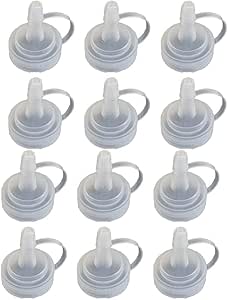 Amazon.com: UtySty 12 Pack Squeeze Bottles Replacement Caps Plastic ...