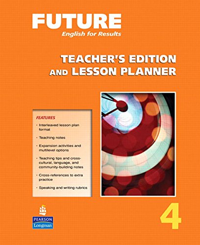 Future 4 te & lesson planner: Baker, Lida: 9780131991576: Amazon.com: Books