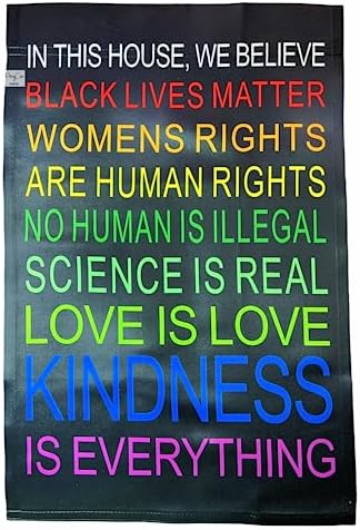 Amazon.com : Science is Real Black Lives Matter BLM Love Rainbow 3x5 ...