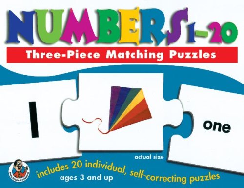 Numbers 1-20 Three-Piece Matching Puzzle: Schaffer, Frank ...