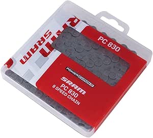 SRAM PC 830 P-Link Bicycle Chain, 8-Speed, Grey : Amazon.ca: Sports ...