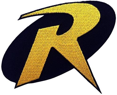 1 X ROBIN R Uniform Logo- BATMAN Animated Series 3.5 Costume Patch by ...